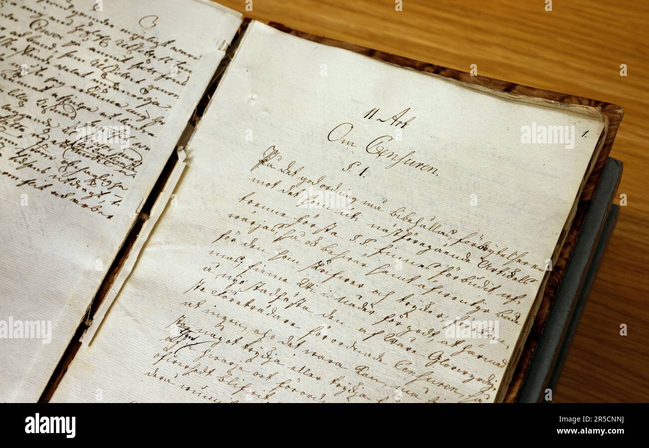 STOCKHOLM 20230602Preparatory work for the Freedom of Press Act at The ...