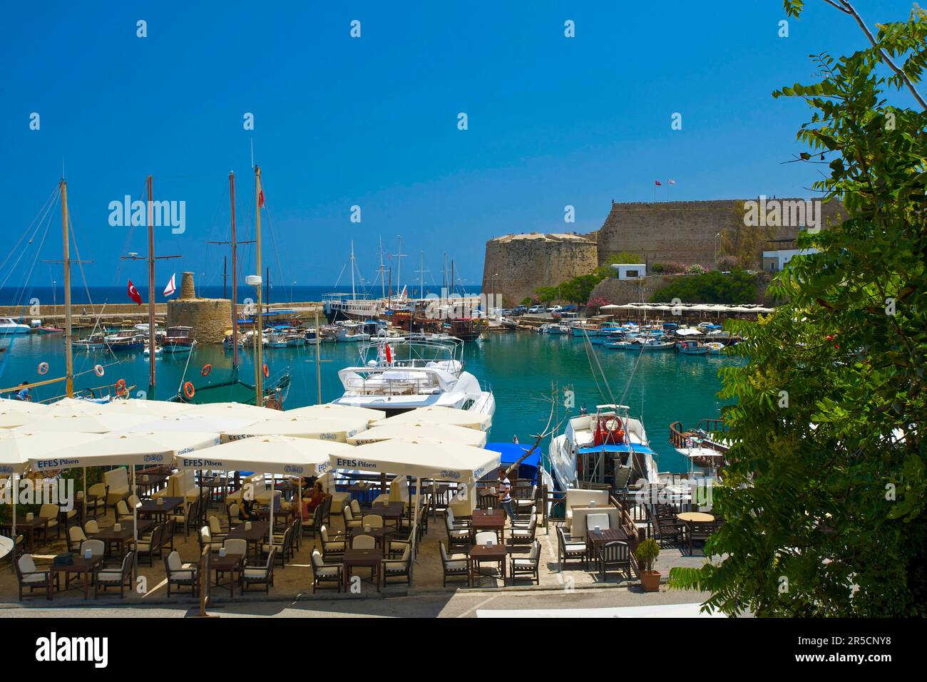 Port of Girne/Keryneia in North Cyprus, Girne, Keryneia, North Cyprus ...
