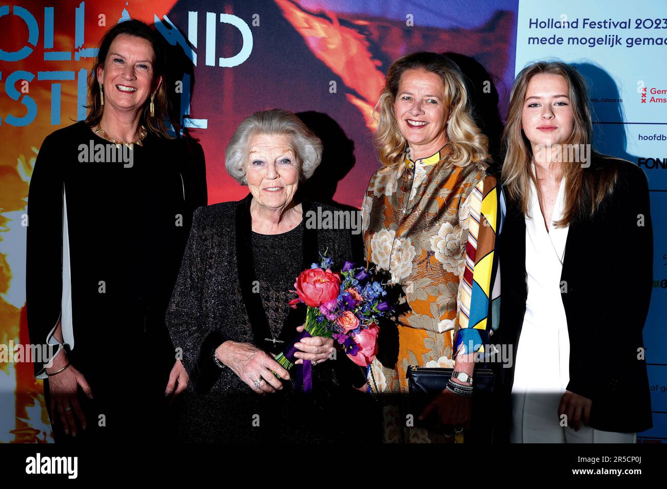 AMSTERDAM - Princess Beatrix, Princess Mabel and daughter Countess ...