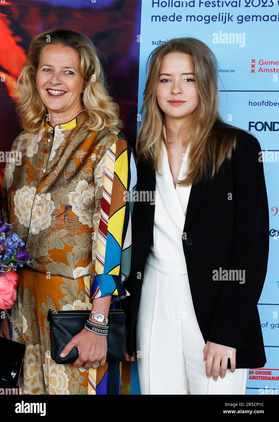 AMSTERDAM - Princess Beatrix, Princess Mabel and daughter Countess ...