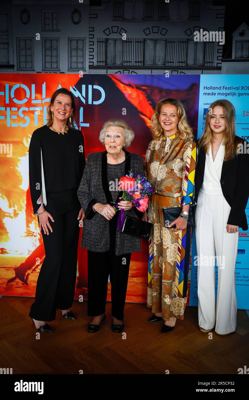 AMSTERDAM - Princess Beatrix, Princess Mabel and daughter Countess ...