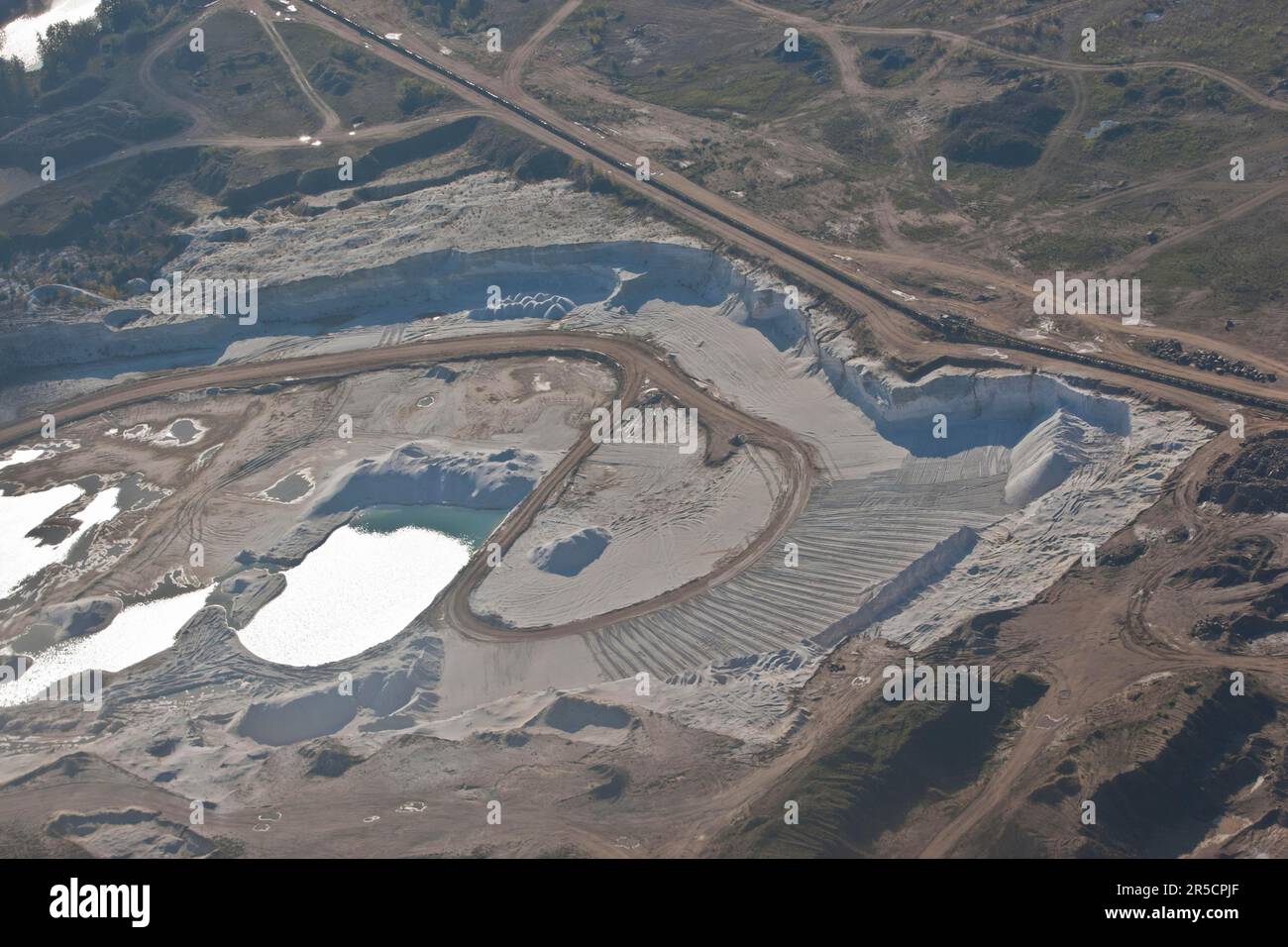 Industrial sand mining hi-res stock photography and images - Alamy