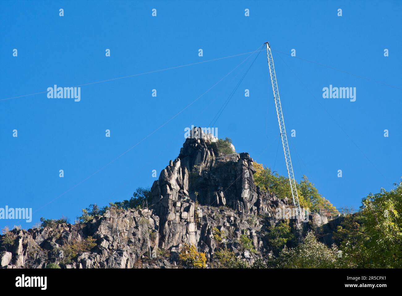 Construction work on the Thale cable car Stock Photo - Alamy