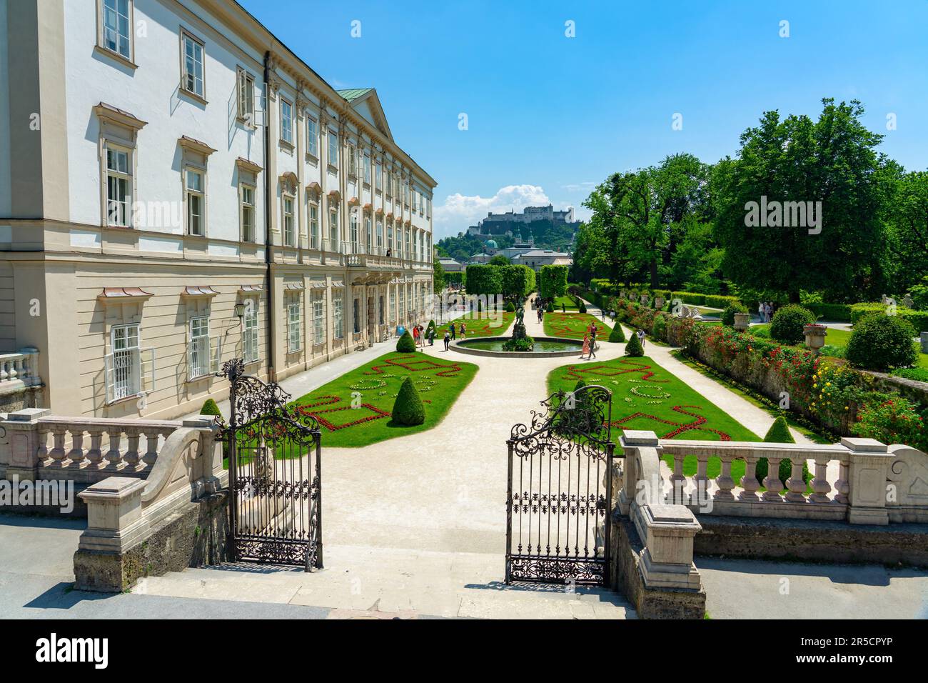 Mirabell palace sound of music hi-res stock photography and images - Alamy