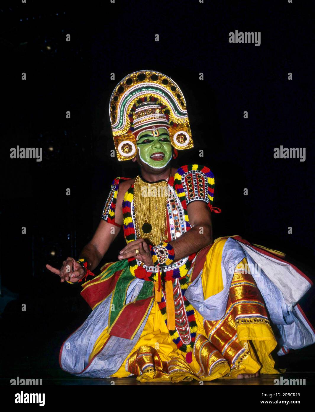 Ottan Thullal, recite and dance art of kerala, india, Asia Stock Photo ...