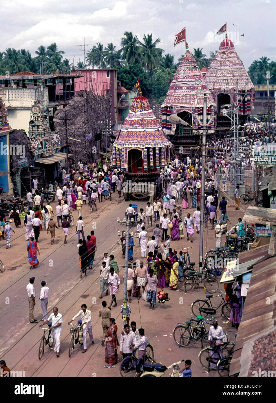 Chariot festival during Arudra Dharsan in Chidambaram, Tamil Nadu ...