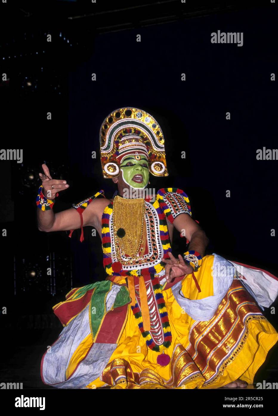Ottan Thullal, recite and dance art of kerala, india, Asia Stock Photo ...