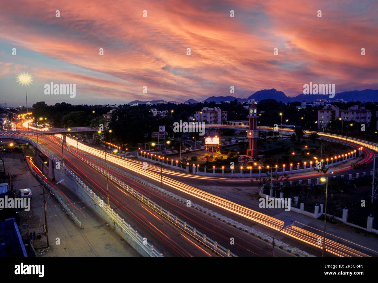 Fly over bridge north Coimbatore, Tamil Nadu, South India, India, Asia ...