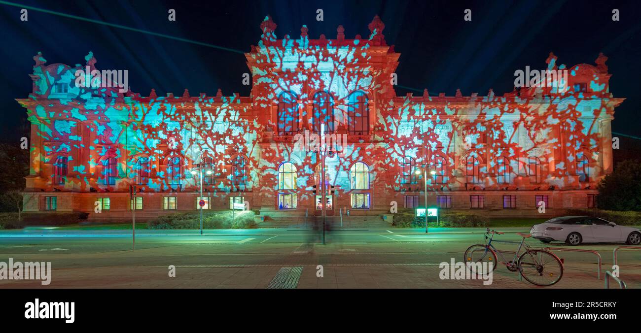 Festival of Lights Hanover State Museum illuminates Hanover Germany ...
