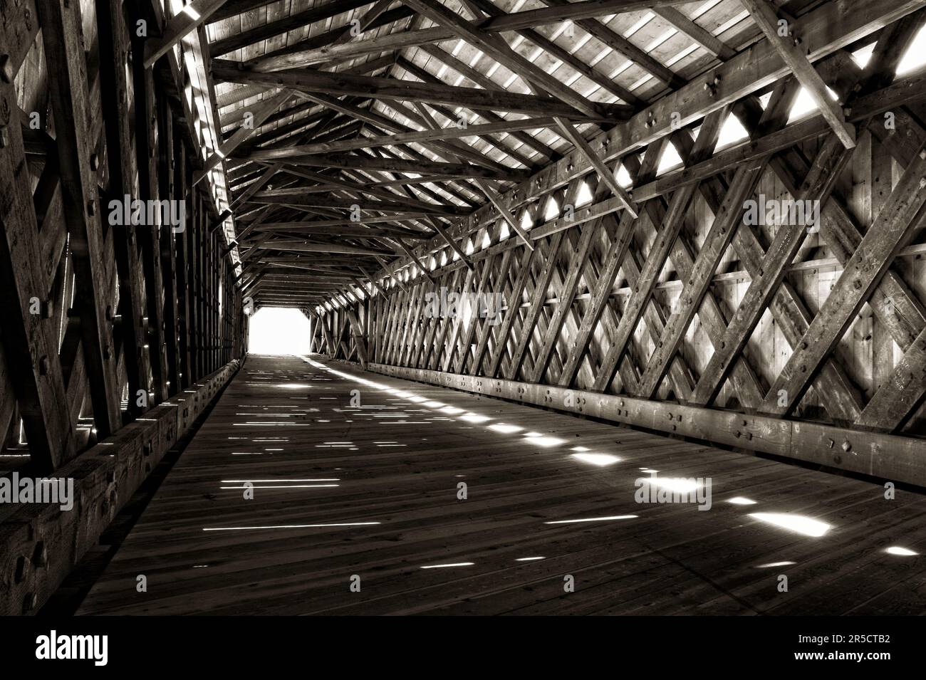 Built in 1870, the Scott Bridge became the longest wooden span and ...