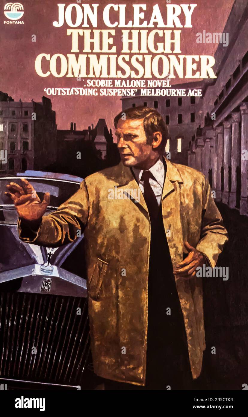 High Commissioner Book by Jon Cleary 1985. Scobie malone novel Stock ...