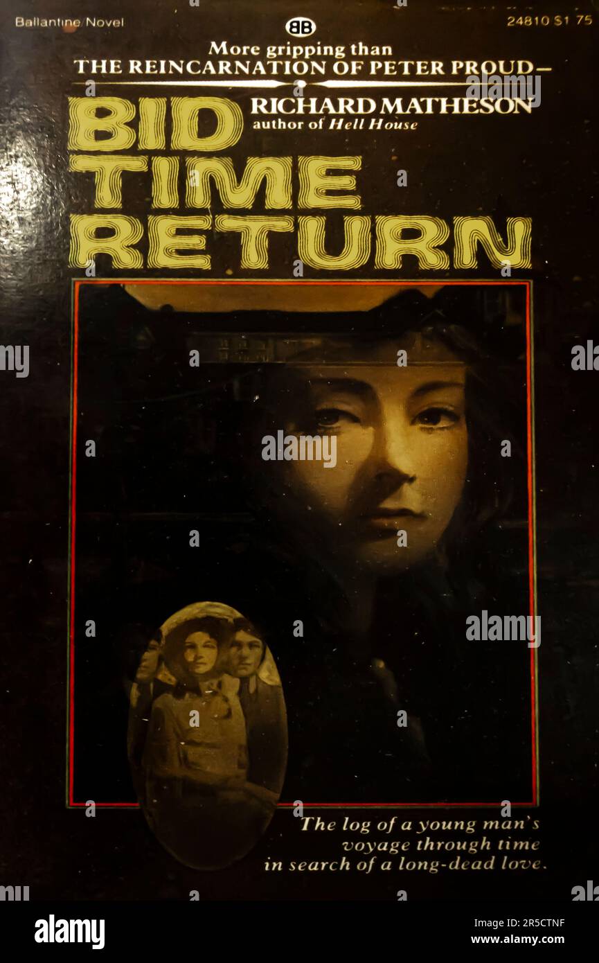 Bid Time Return Richard Matheson 1975 Stock Photo - Alamy