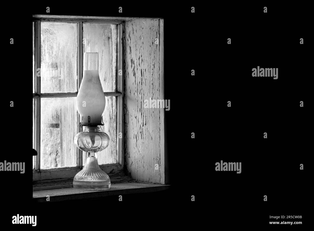 In the late 1800's natural light, through a window or from a kerosene ...