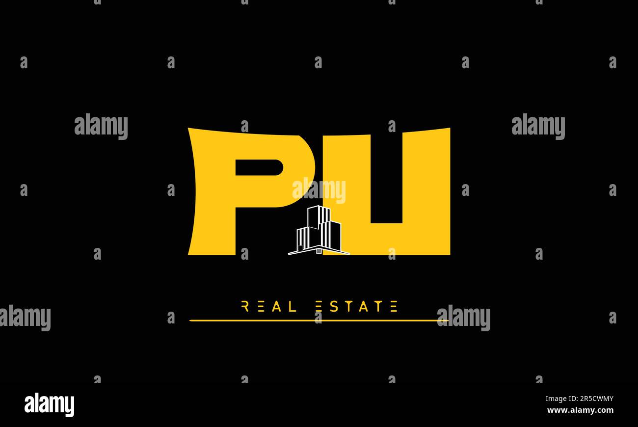 Pu real estate logo hi-res stock photography and images - Alamy