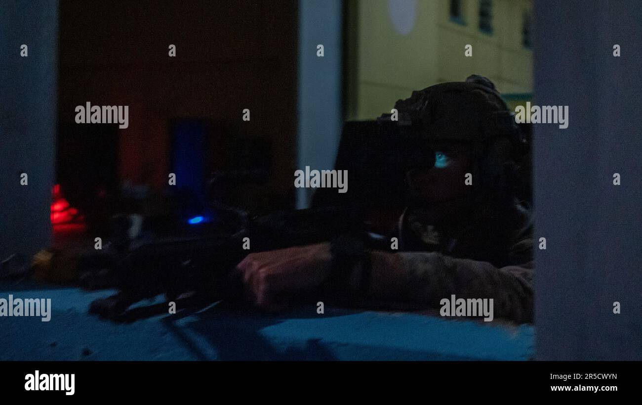 A U.S. Air Force Special Tactics operator, assigned to the 24th Special ...