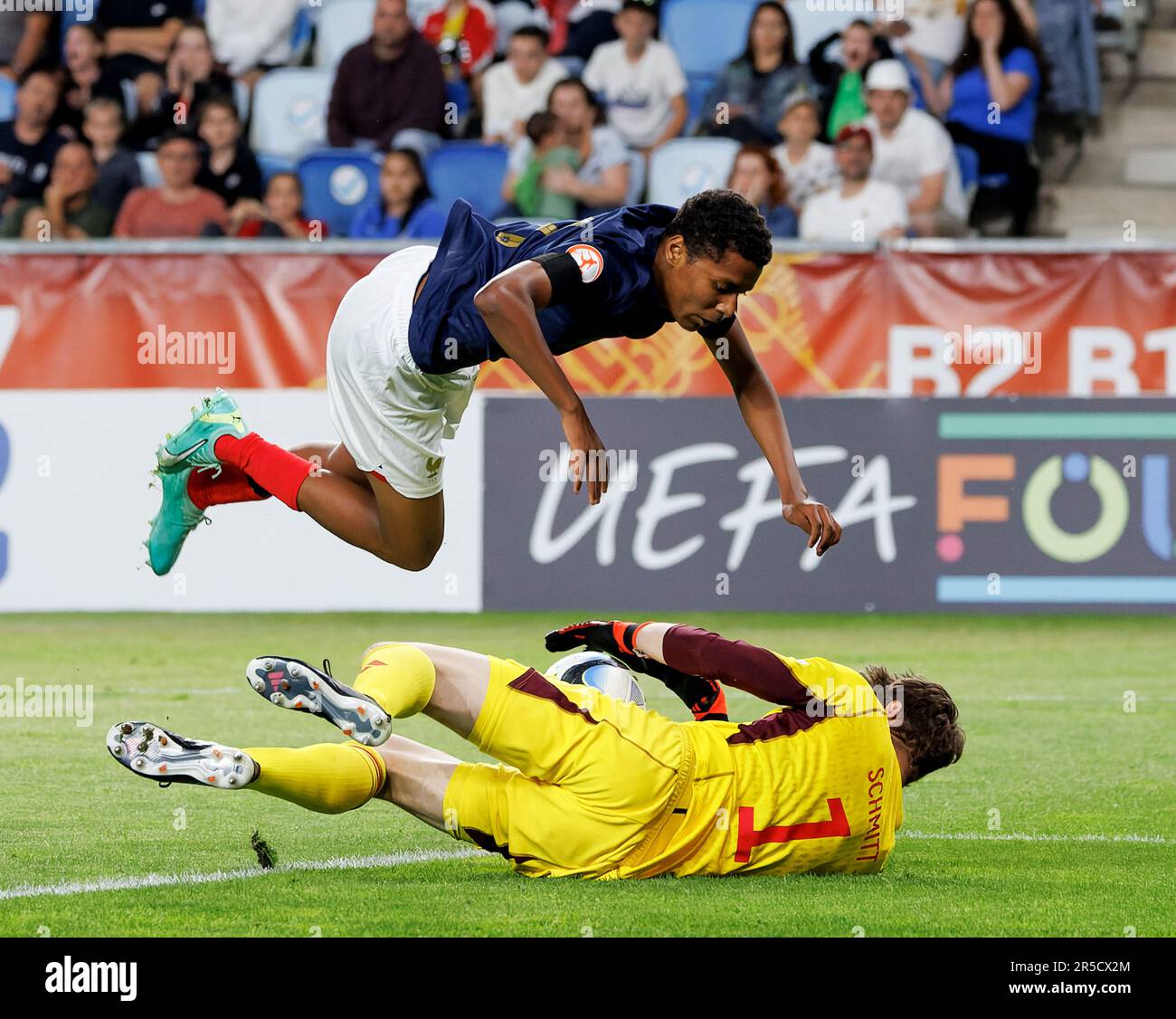 Budapest, Hungary. 2nd June, 2023. Yanis Ali Issoufou of France jumps ...