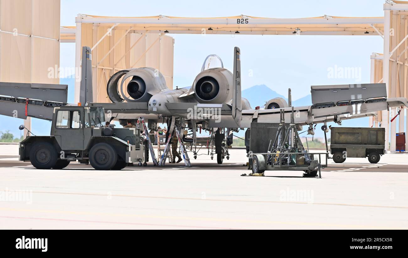 An A-10C Thunderbolt II assigned to the 354th Fighter Generation ...