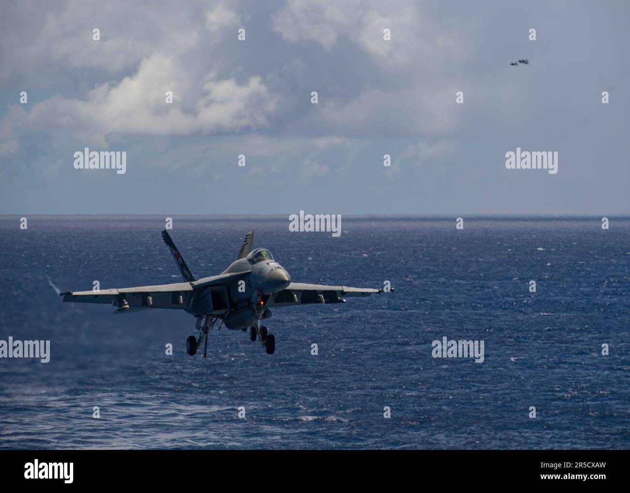 230602-N-MH015-1116 PACIFIC OCEAN (June 2, 2023) An F/A-18E Super Hornet from the “Kestrels” of ...