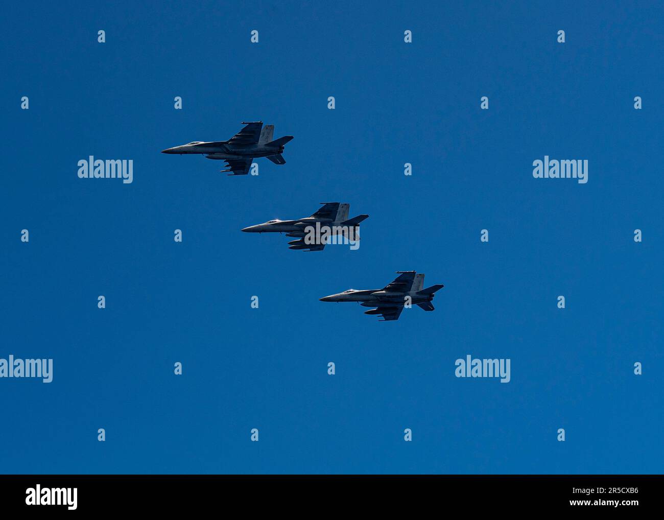 230602-N-MH015-1093 PACIFIC OCEAN (June 2, 2023) Three aircraft fly in ...