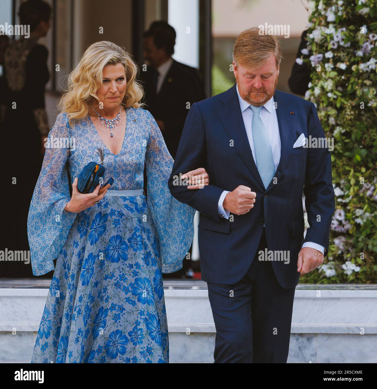 Amman, Jordan. 01st June, 2023. King Willem-Alexander and Queen Maxima ...