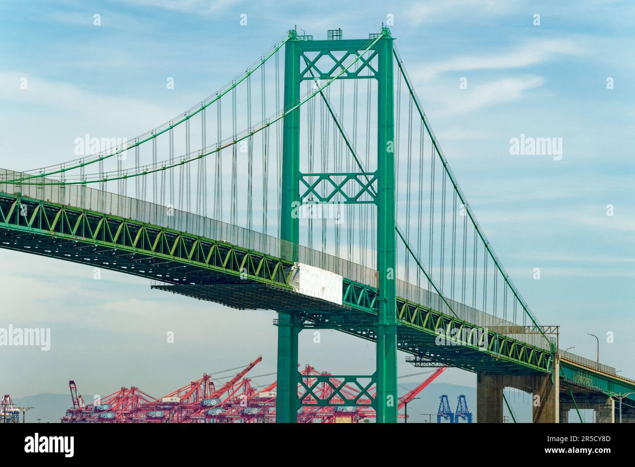 LOS ANGELES, CALIFORNIA - April 22, 2023: The Port of Los Angeles ...