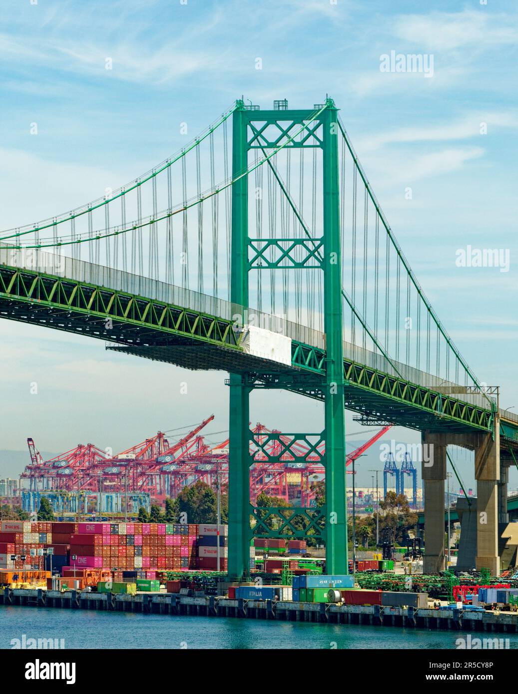 LOS ANGELES, CALIFORNIA - April 22, 2023: The Port of Los Angeles ...