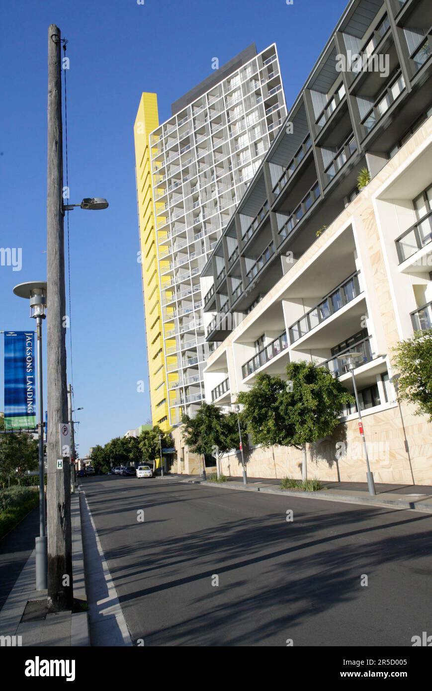 The new Jackson's Landing suburb in Pyrmont, Sydney, NSW, Australia ...