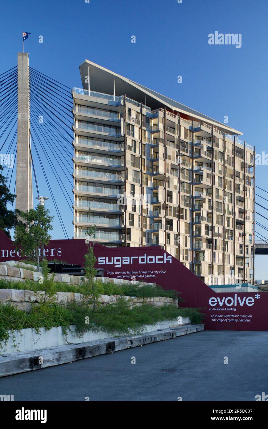 The new Jackson's Landing suburb in Pyrmont, Sydney, NSW, Australia ...