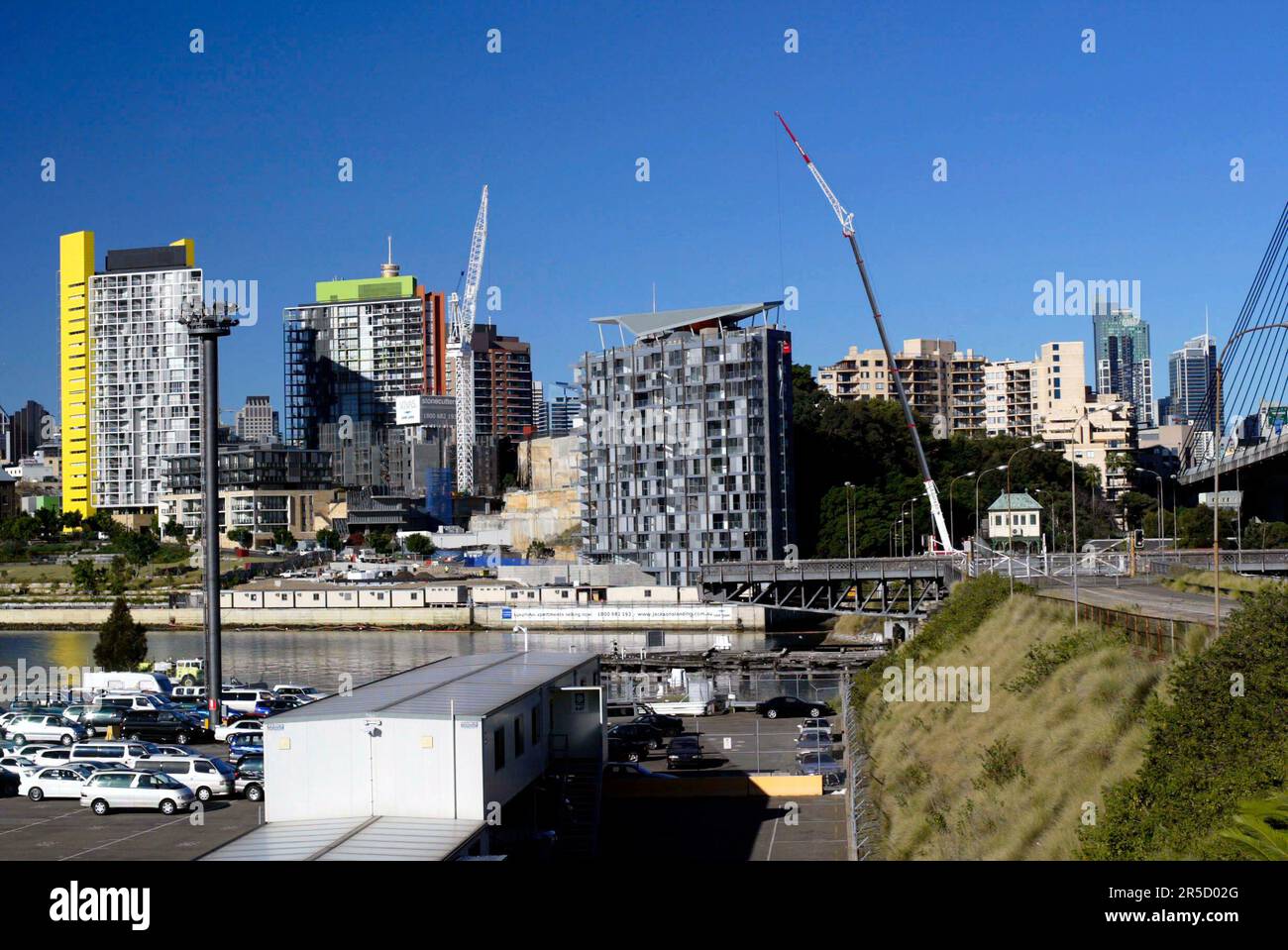 The new Jackson's Landing suburb in Pyrmont, Sydney, NSW, Australia ...