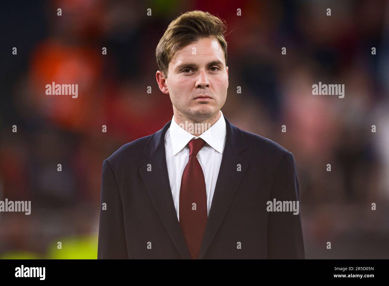 Budapest, Hungary. 1 June 2023. Ryan Friedkin looks on during the award ...
