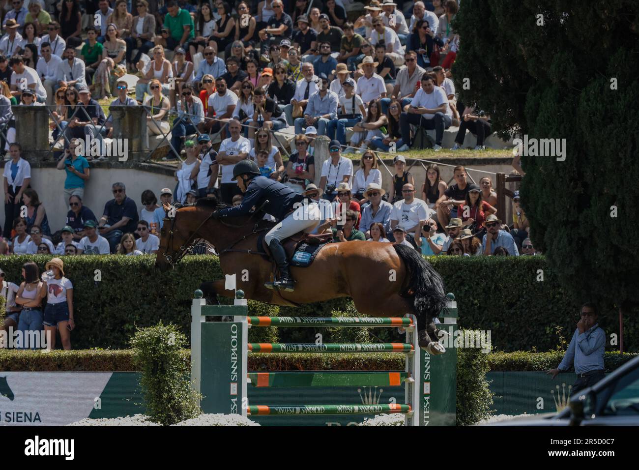 Rome, Italy - 28th May, 2023: ROME ROLEX GRAND PRIX 2023 INTERNATIONAL, Equestrian jumping ...