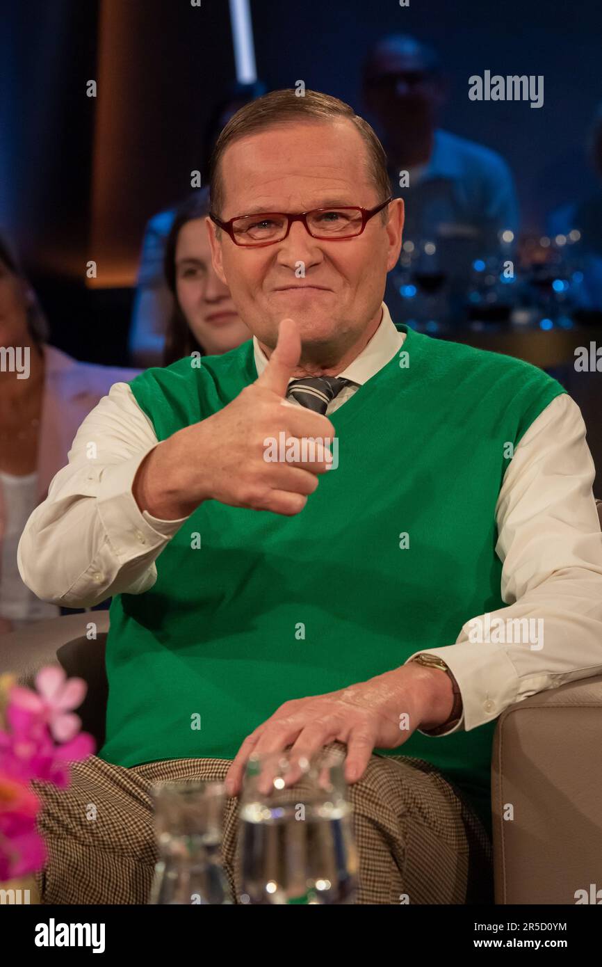 Komiker Hans-Hermann Thielke bei der Aufzeichnung der 'NDR Talk Show ...