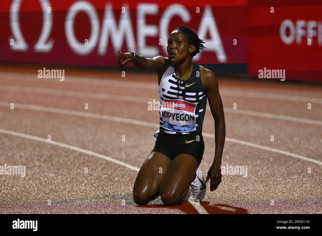 Florence, Italy. 02nd June, 2023. Fede KIPYEGON (KEN) during the Golden ...