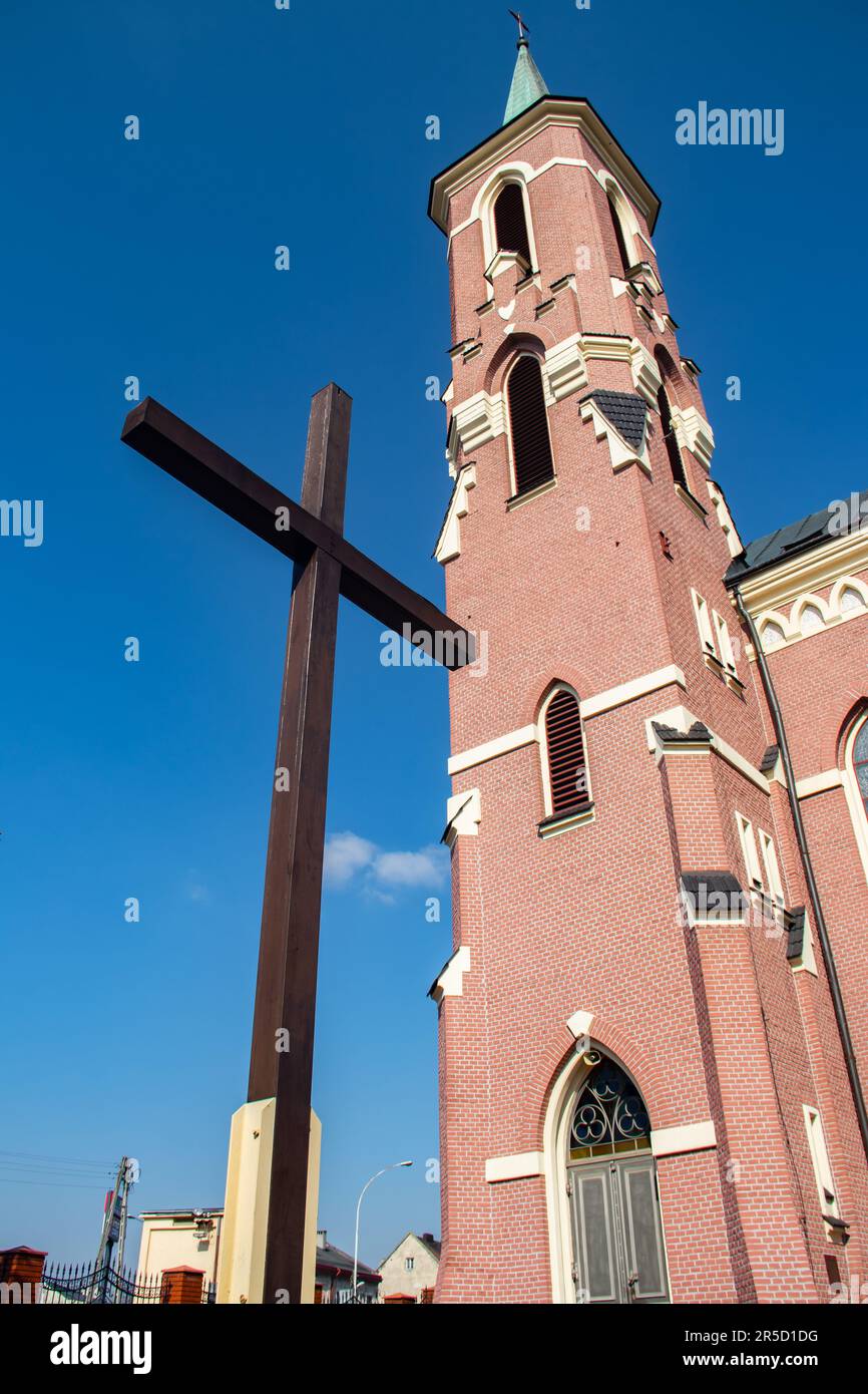 The Holy Cross Church in Bytom, Poland, features striking Gothic ...