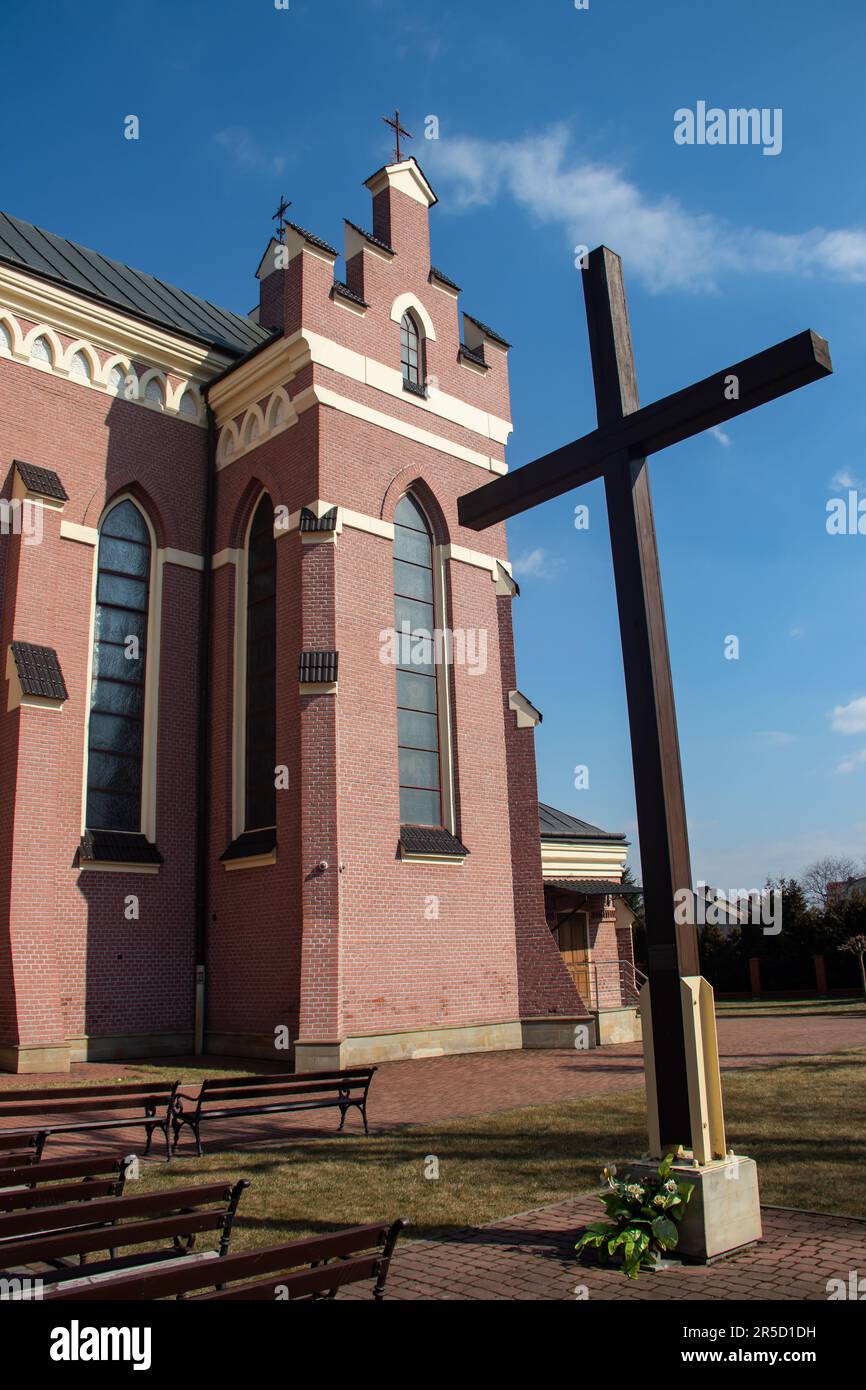 The Holy Cross Church in Bytom, Poland, features striking Gothic ...