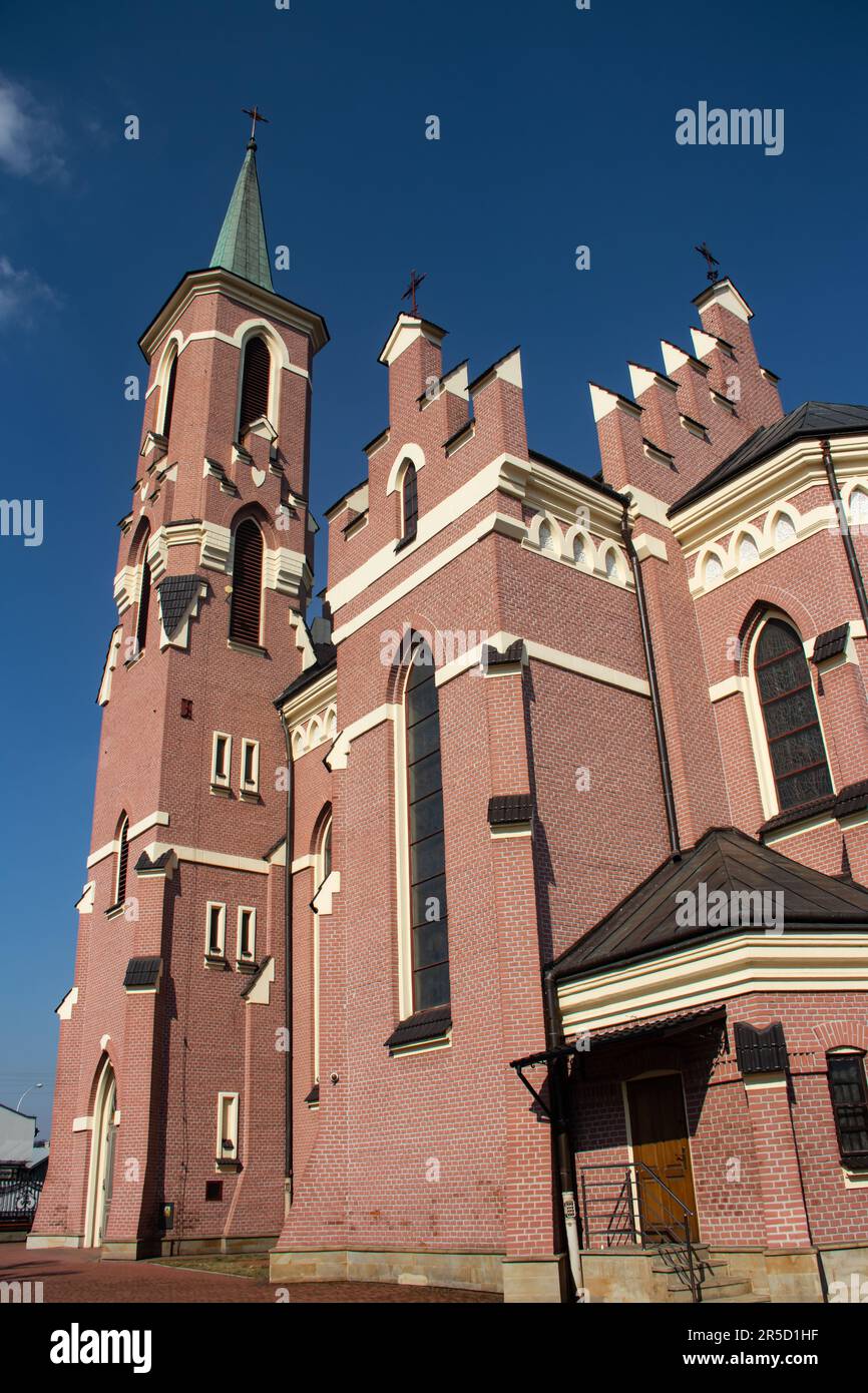 The Holy Cross Church in Bytom, Poland, features striking Gothic ...