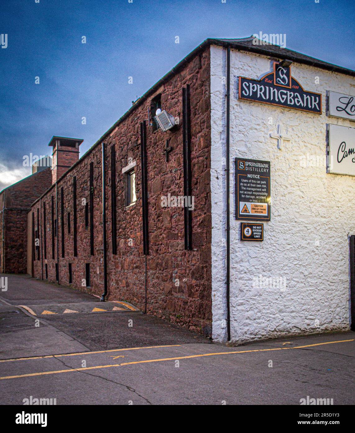 Exterior of Springbank Distillery Campbeltown , Scotland Stock Photo ...
