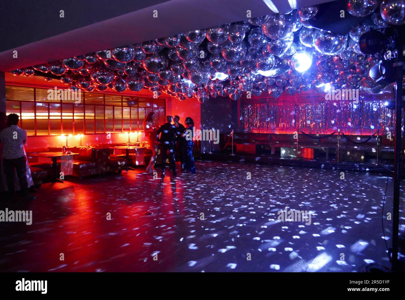 West Hollywood, California, USA 1st June 2023 Disco Balls Studio 54 ...