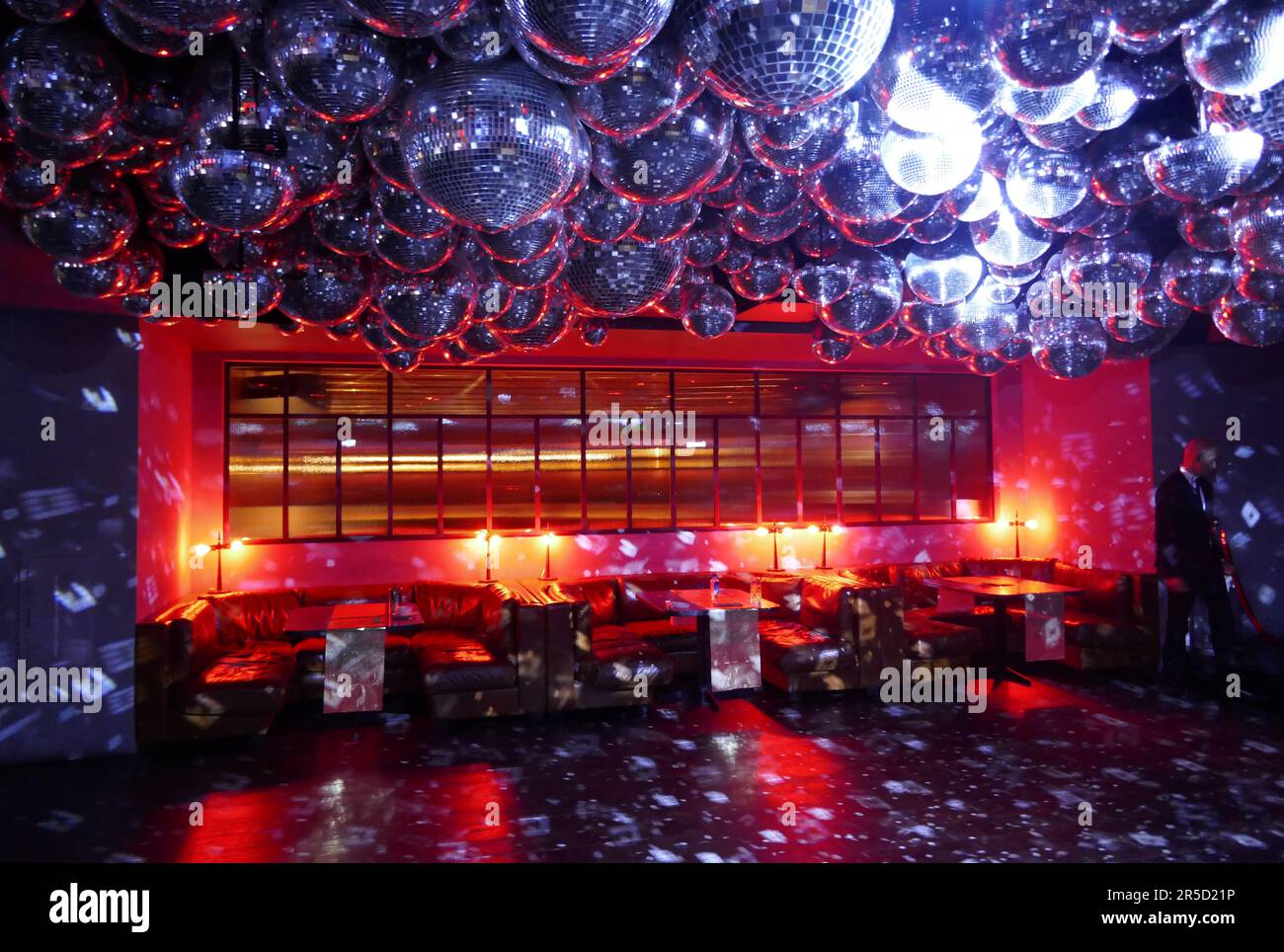 West Hollywood, California, USA 1st June 2023 Disco Balls Studio 54 ...