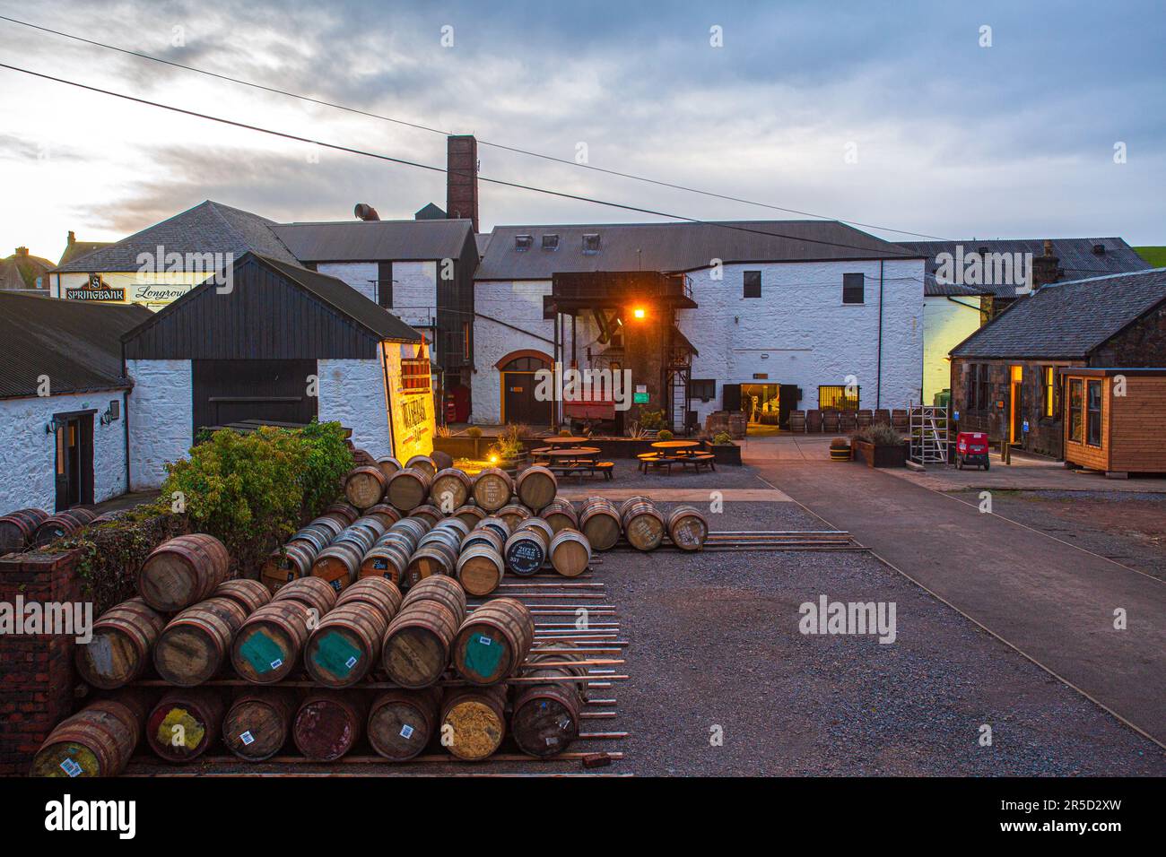 Exterior of Springbank Distillery Campbeltown , Scotland Stock Photo ...