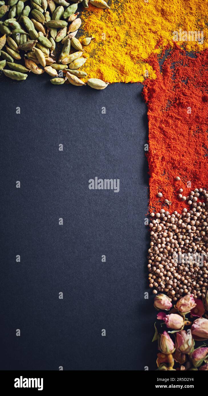 The start of a beautiful curry. an assortment of spices Stock Photo - Alamy