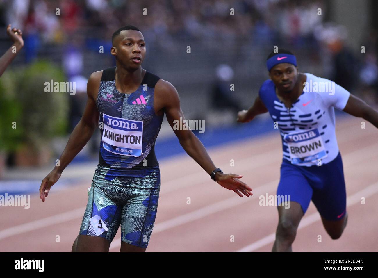 Florence, Italy. 02nd June, 2023. Erriyon KNIGHTON (USA) during the ...