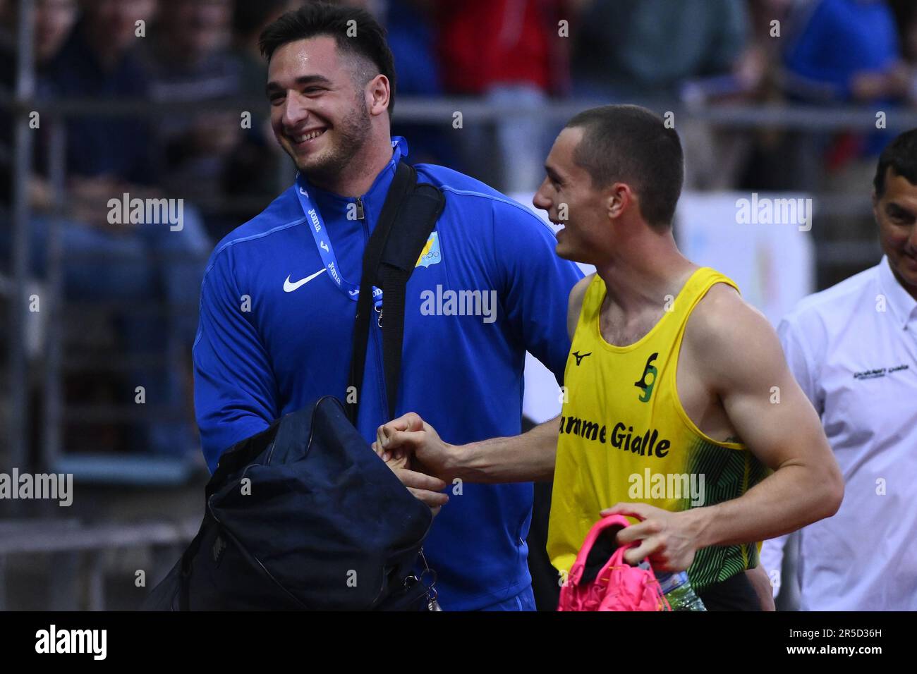 Florence, Italy. 02nd June, 2023. Filippo TORTU (ITA) and Leonardo ...