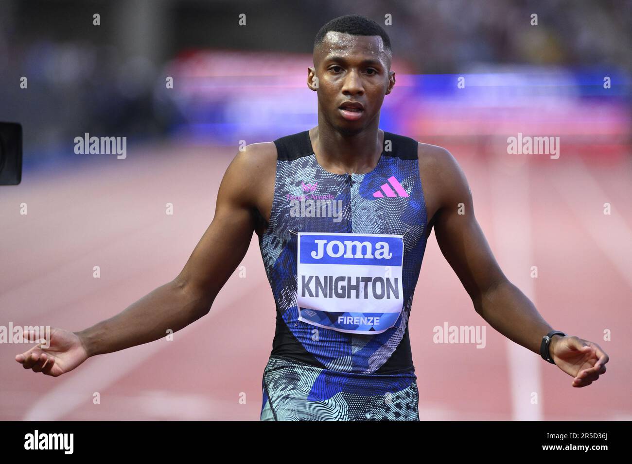 Florence, Italy. 02nd June, 2023. Erriyon KNIGHTON (USA) during the ...