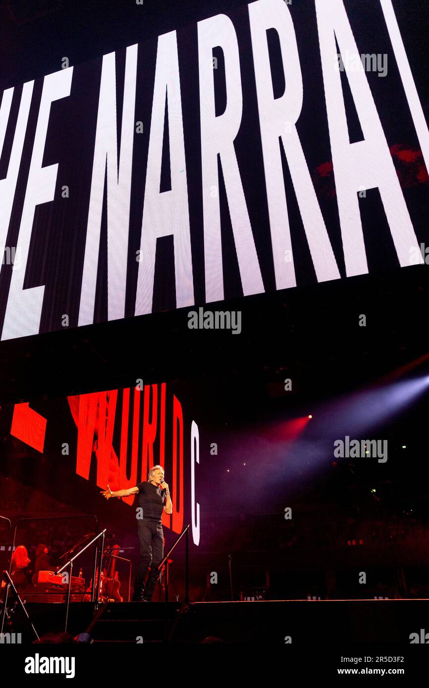 Glasgow, UK. 02nd June, 2023. Roger Waters performs live during his ...