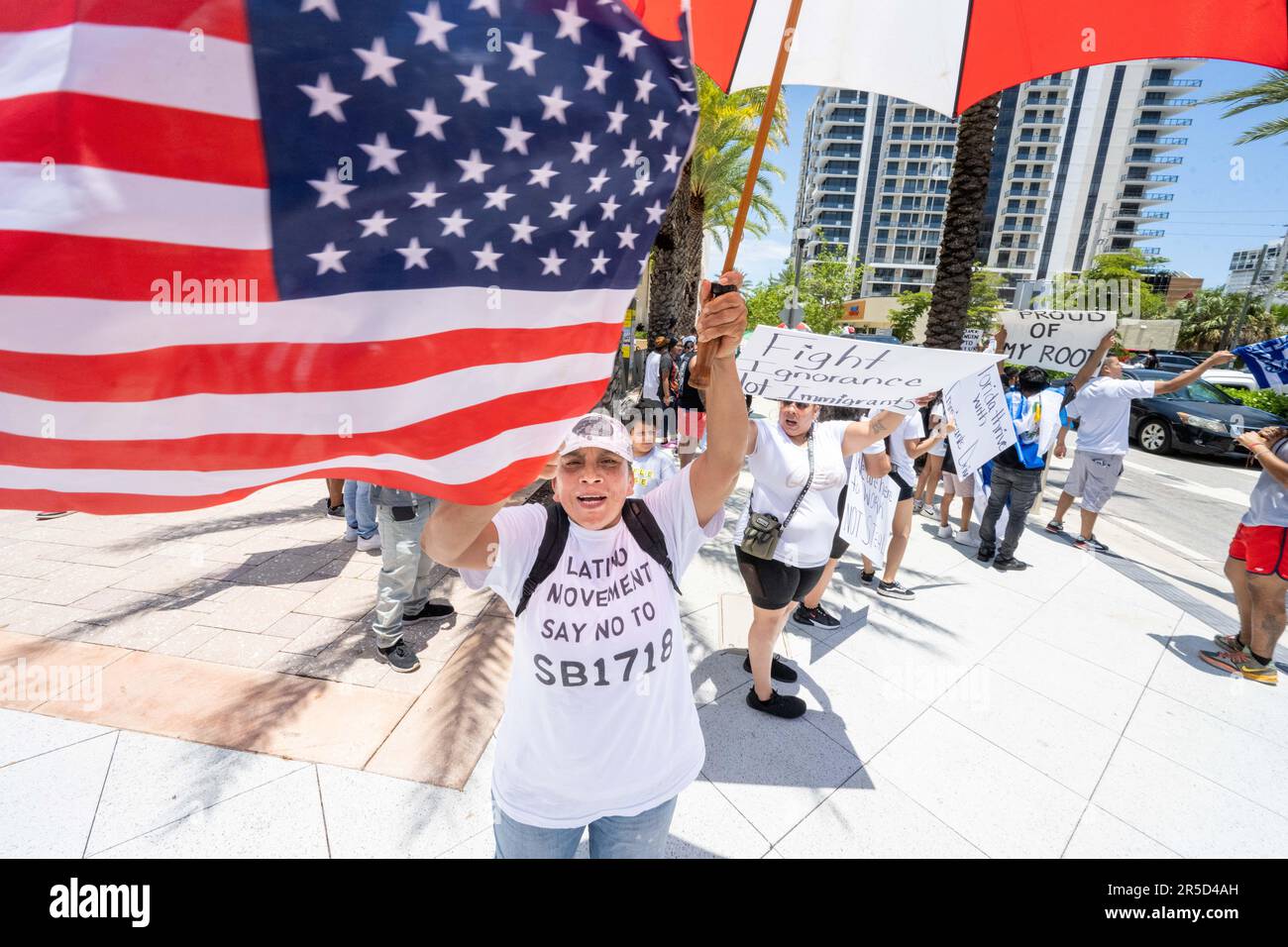 Florida anti protest bill hi-res stock photography and images - Alamy