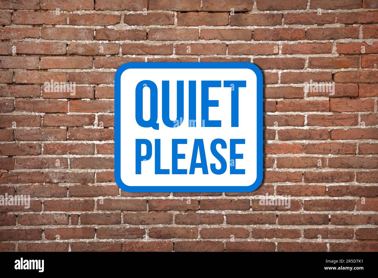 Keep quiet sign no hi-res stock photography and images - Alamy