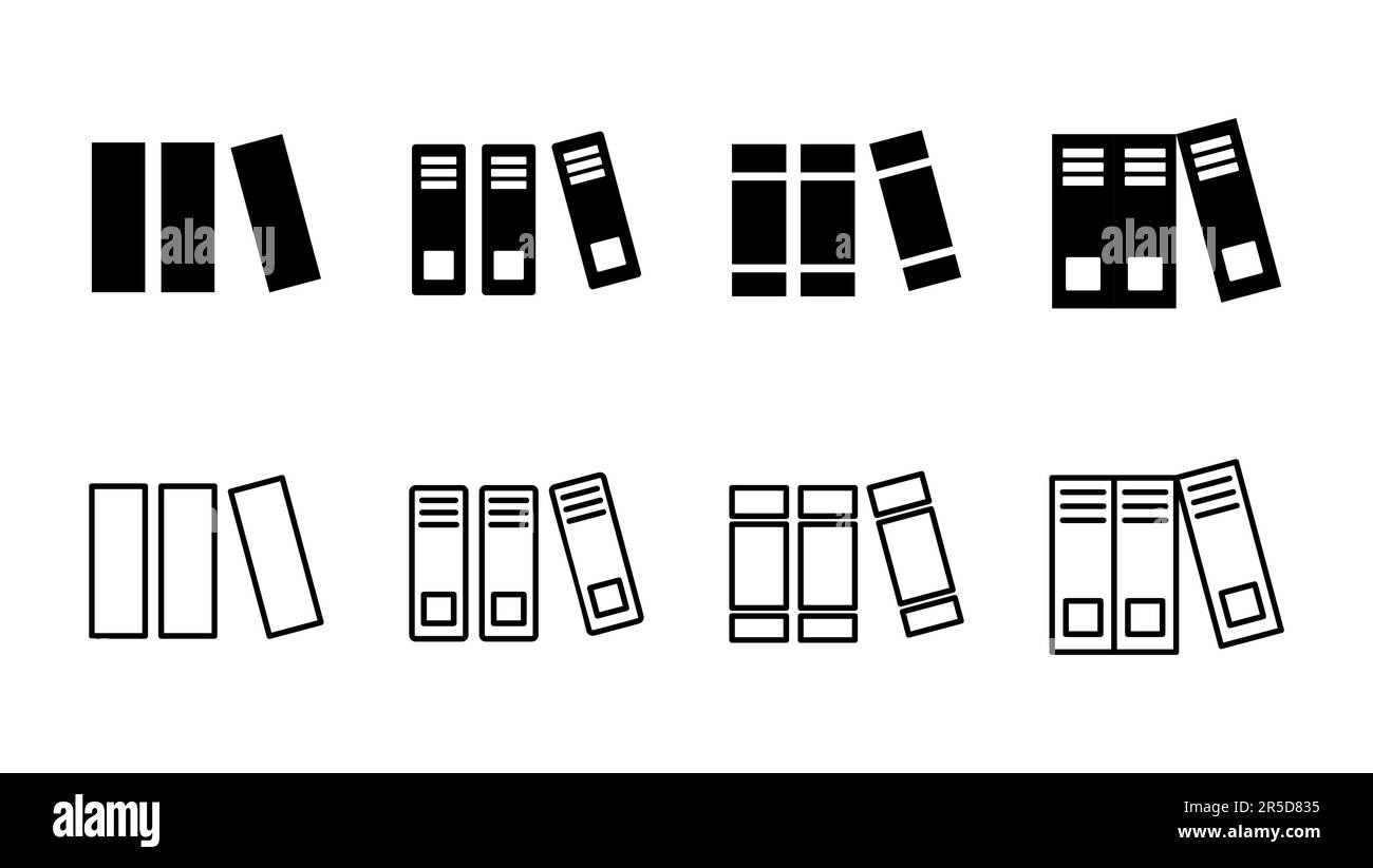 Library icon set. education icon vector Stock Vector Image & Art - Alamy