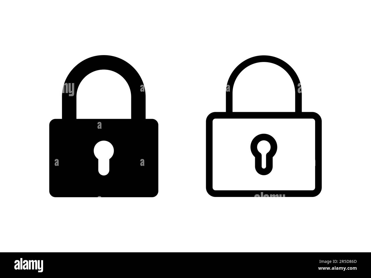 Lock icon set. Padlock icon vector. Encryption icon. Security symbol ...