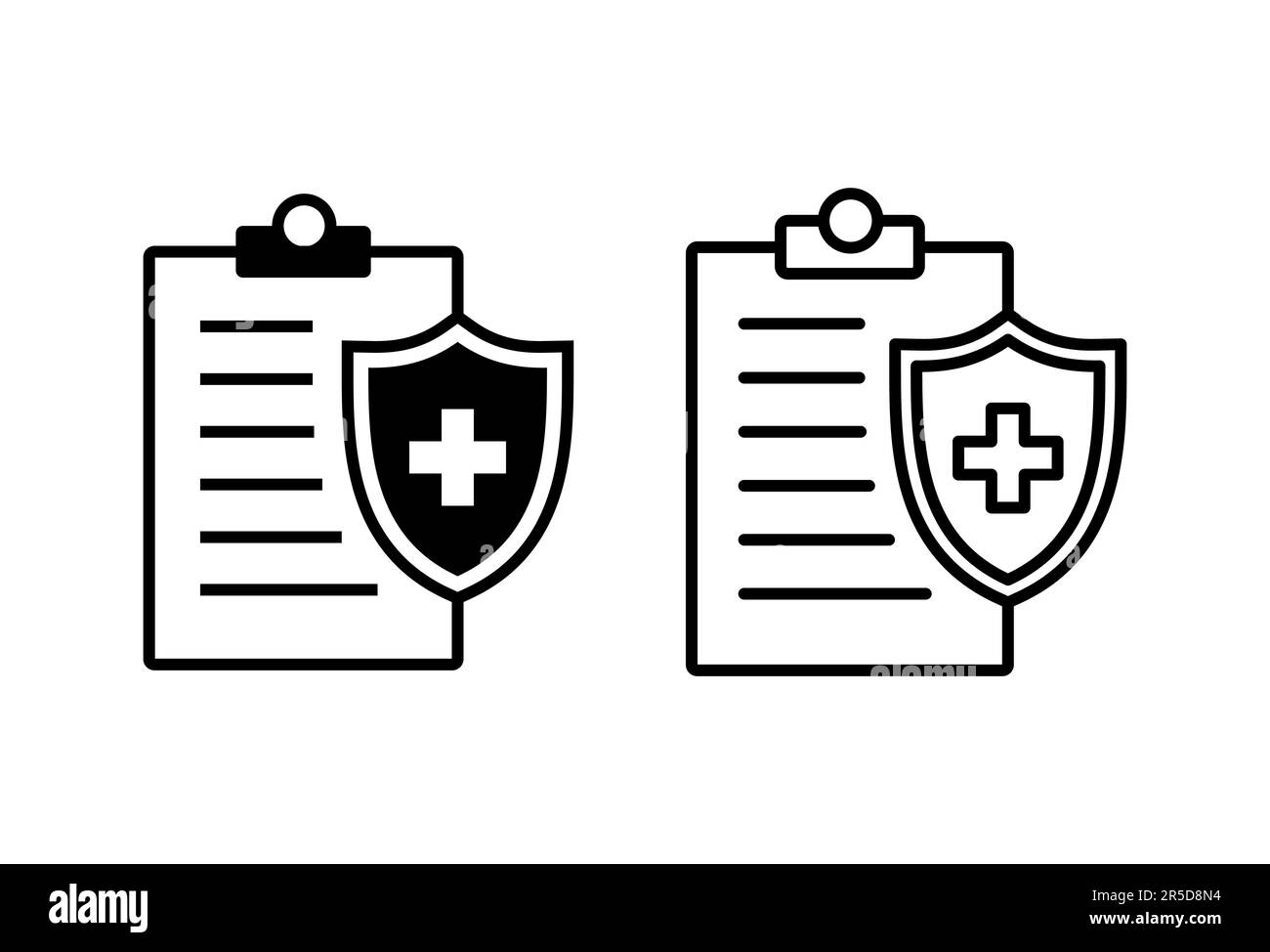 Medical insurance icon set. health insurance icon Stock Vector Image ...